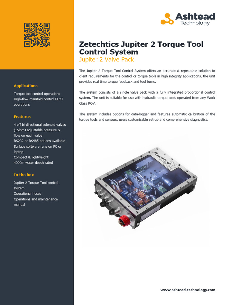 Zetechtics Jupiter 2 Torque Tool Control System 002 Final FINAL | PDF