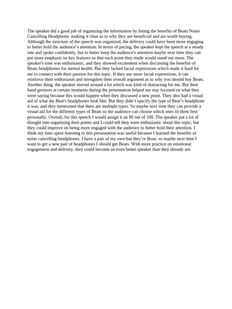 Persuasive Peer Evaluation | PDF