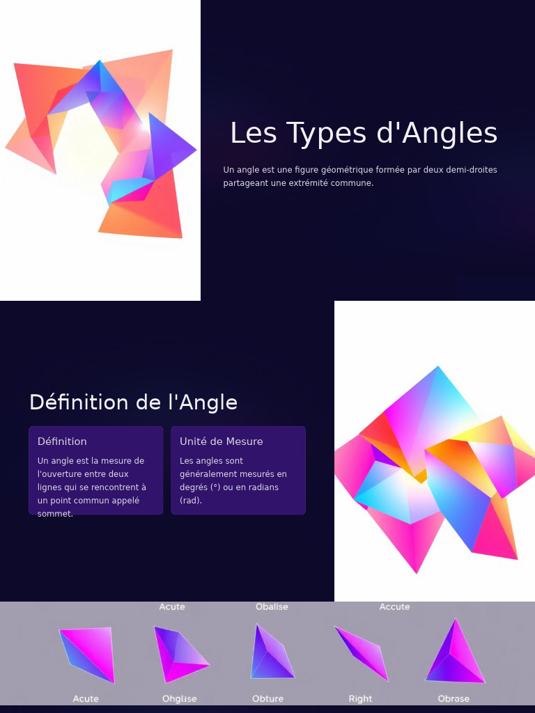 Les Types DAngles | PDF