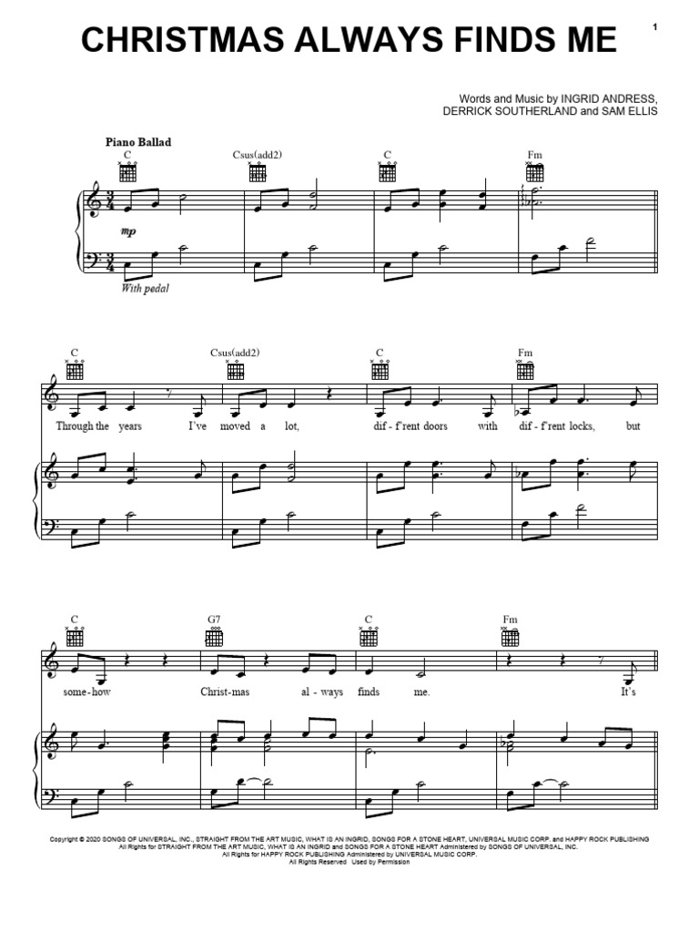 Christmas Always Find Me | PDF