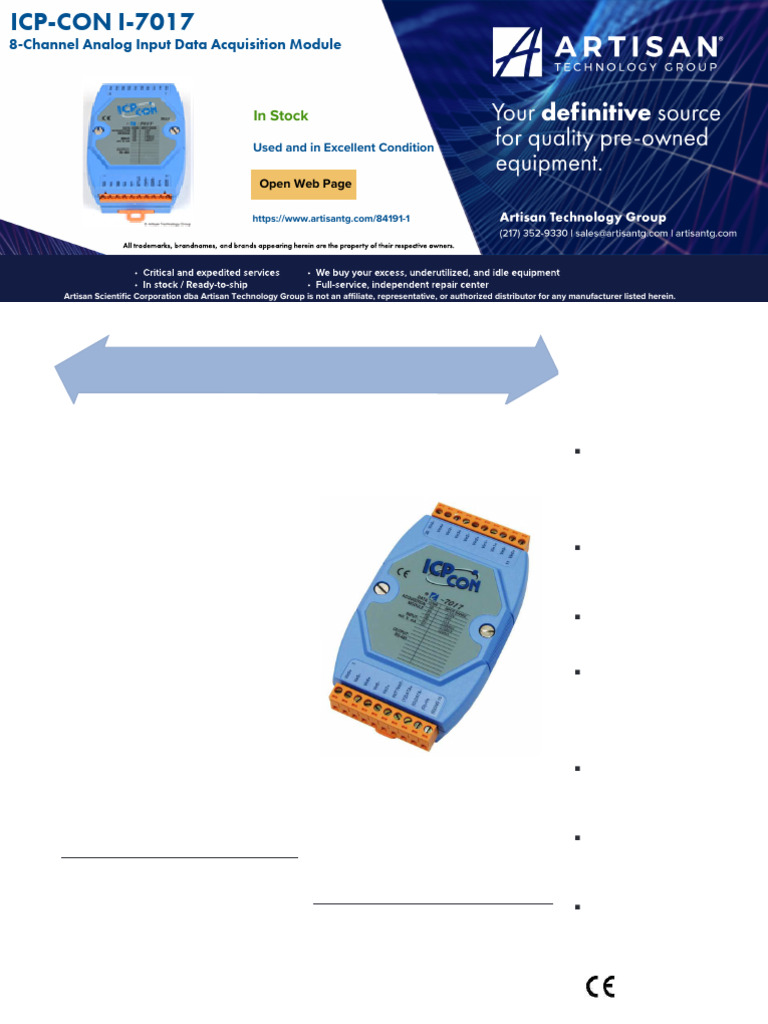 Info ICP CON ICP DAS I 7017 Datasheet 20141231125645 | PDF | Relay | Equipment