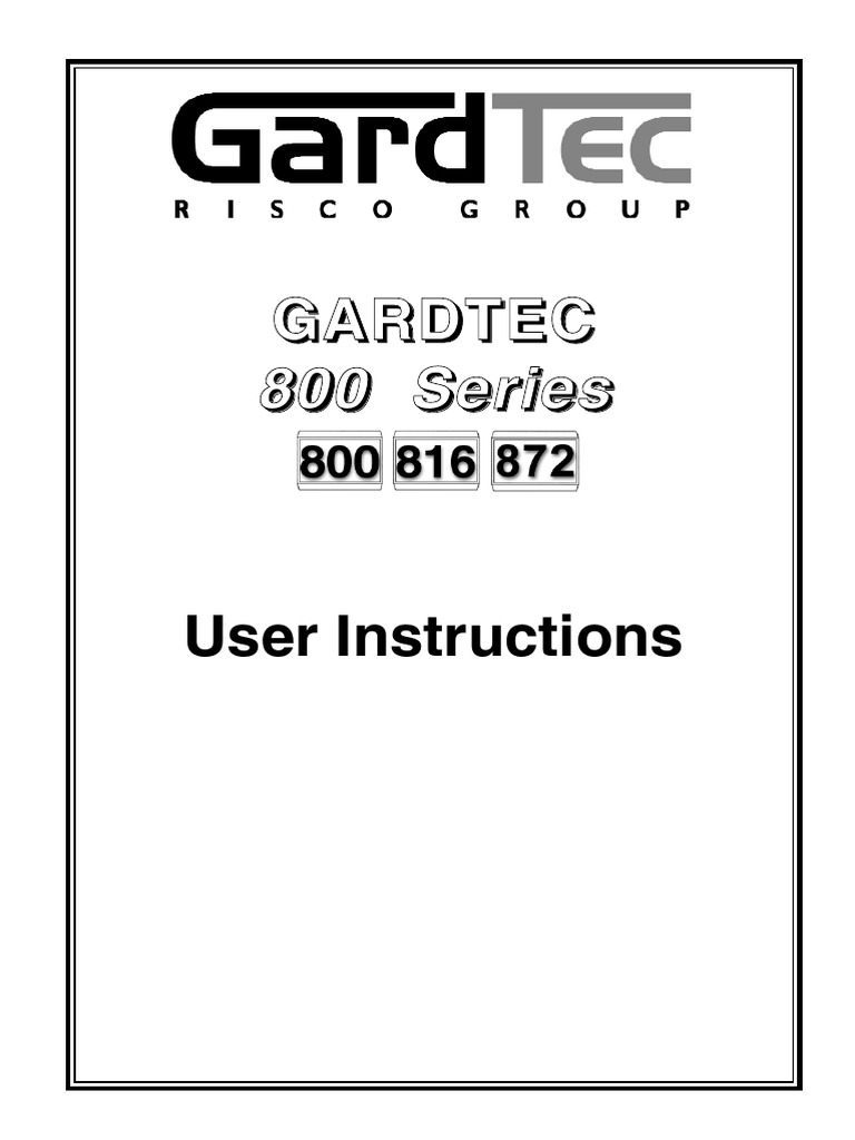 800 Series User Manual | PDF | Computing