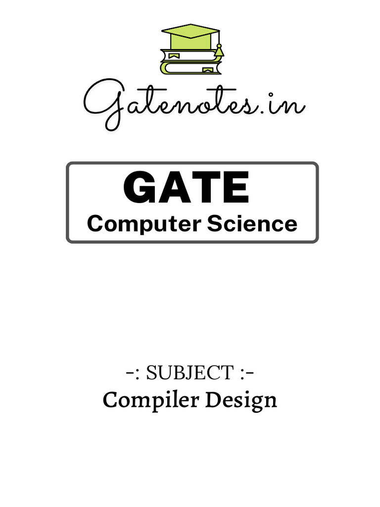 Compiler Design Handwritten Notes | PDF Compiler Design Handwritten Notes | PDF