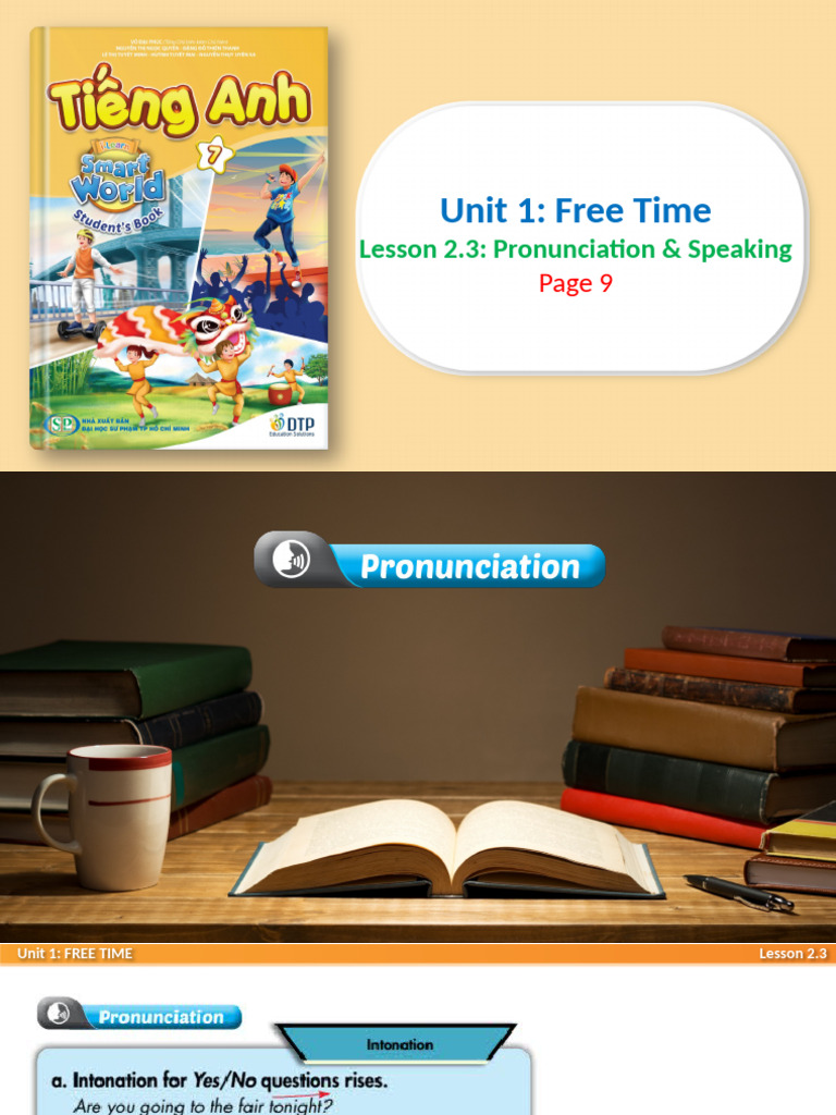 Unit 1 Lesson 2.3 - Pronunciation & Speaking - Page 9 | PDF