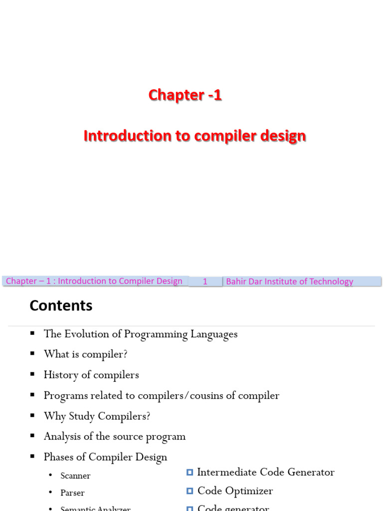 Ch1_Introduction | PDF | Compiler | Computer Program