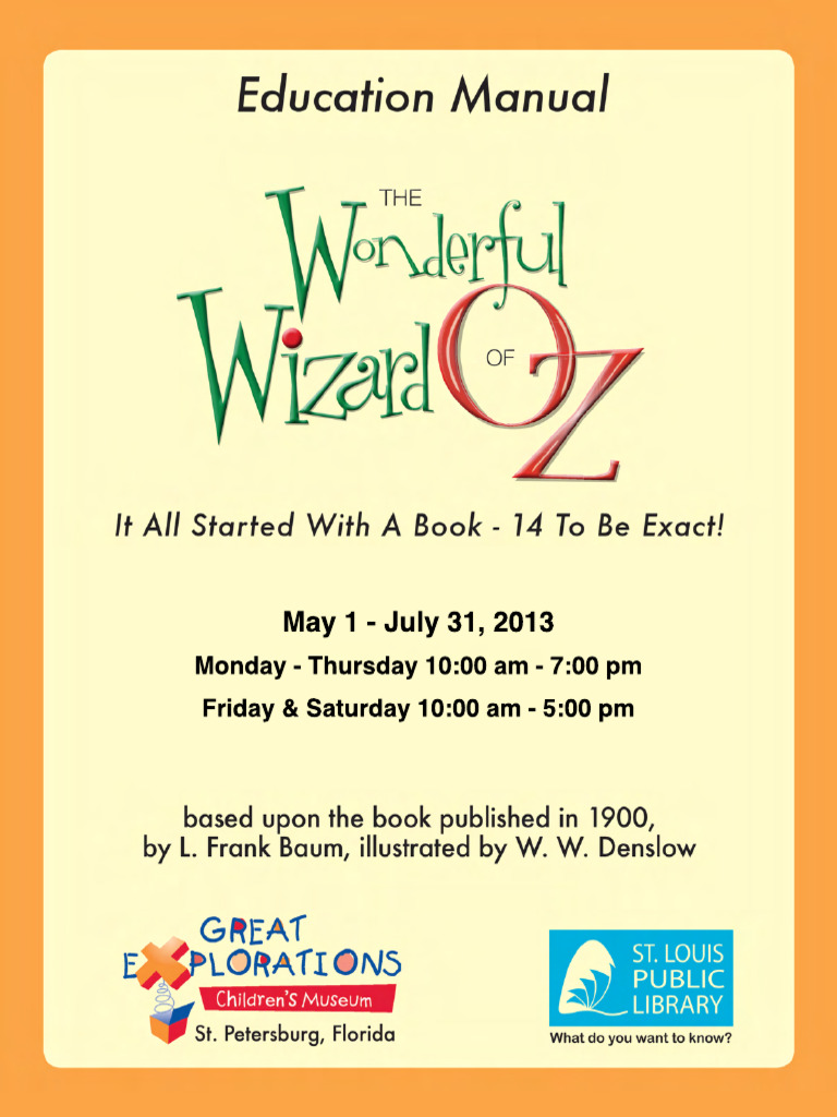 Oz Education Guide | PDF | The Wonderful Wizard Of Oz | Dorothy Gale