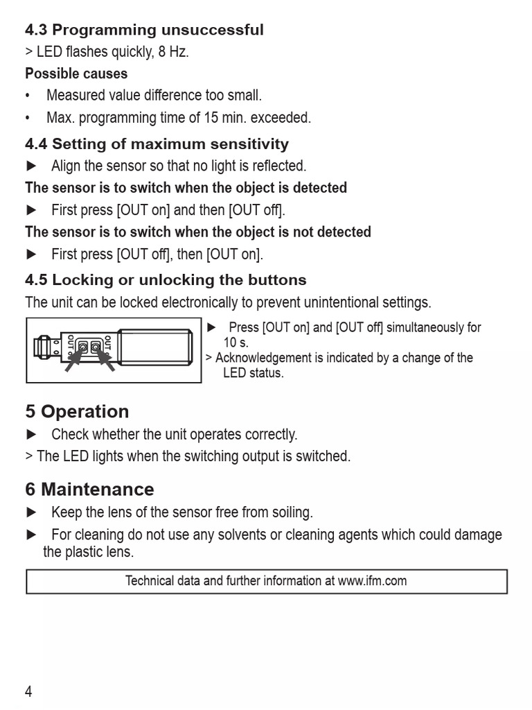 Sensor Setup and Troubleshooting Guide | PDF