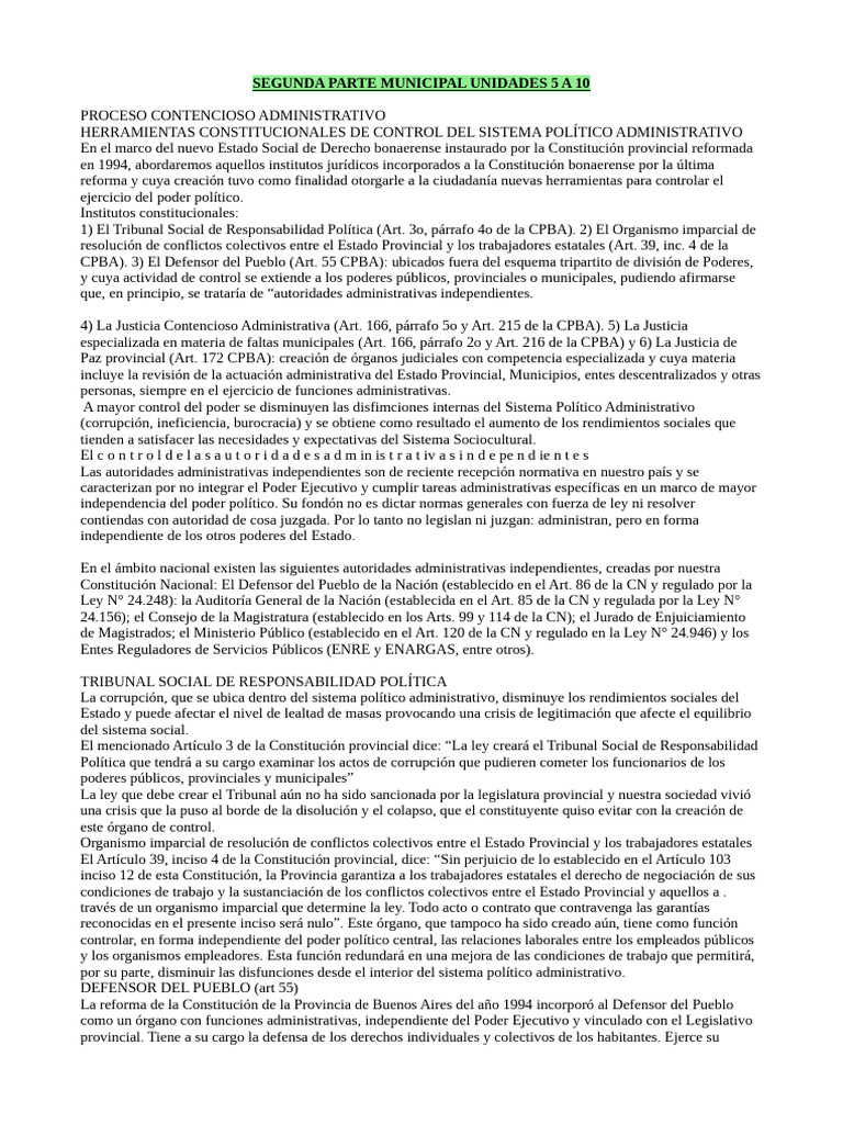 Municipal 2da Parte | PDF | Mandato | Ley procesal