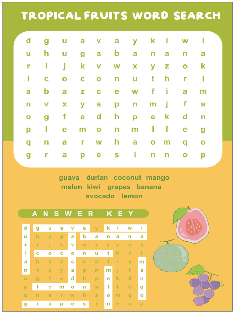 300 Word Search Worksheets - Sample | PDF