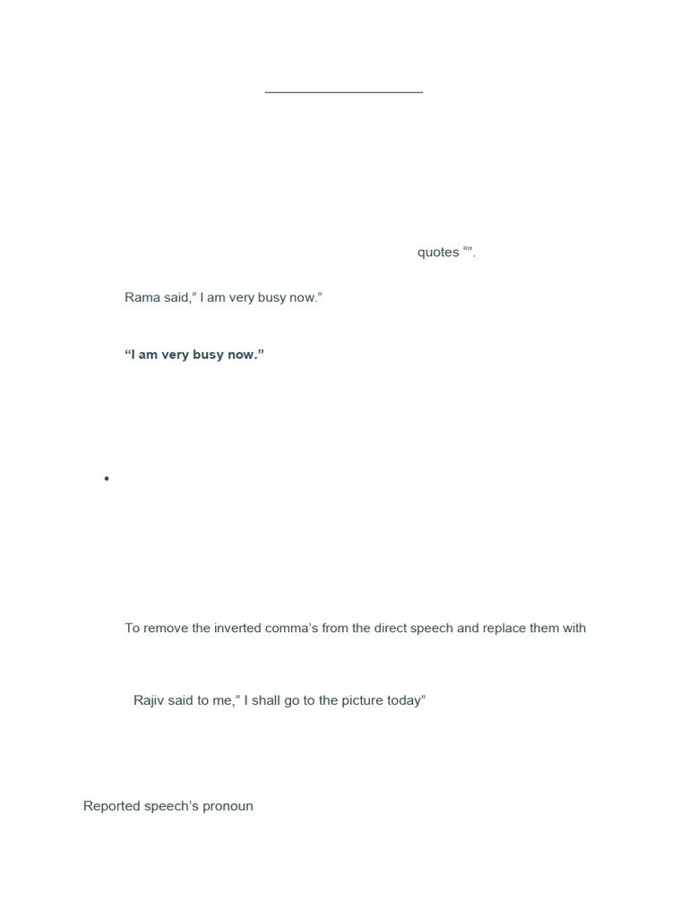 Lecture Sheet, Narration (Assertive) - Removed (1) ..For English | PDF | Verb | Syntax