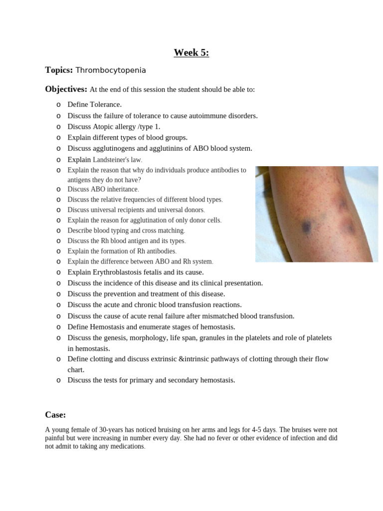 Blood Tuto Week 5 | PDF | Blood Type | Coagulation