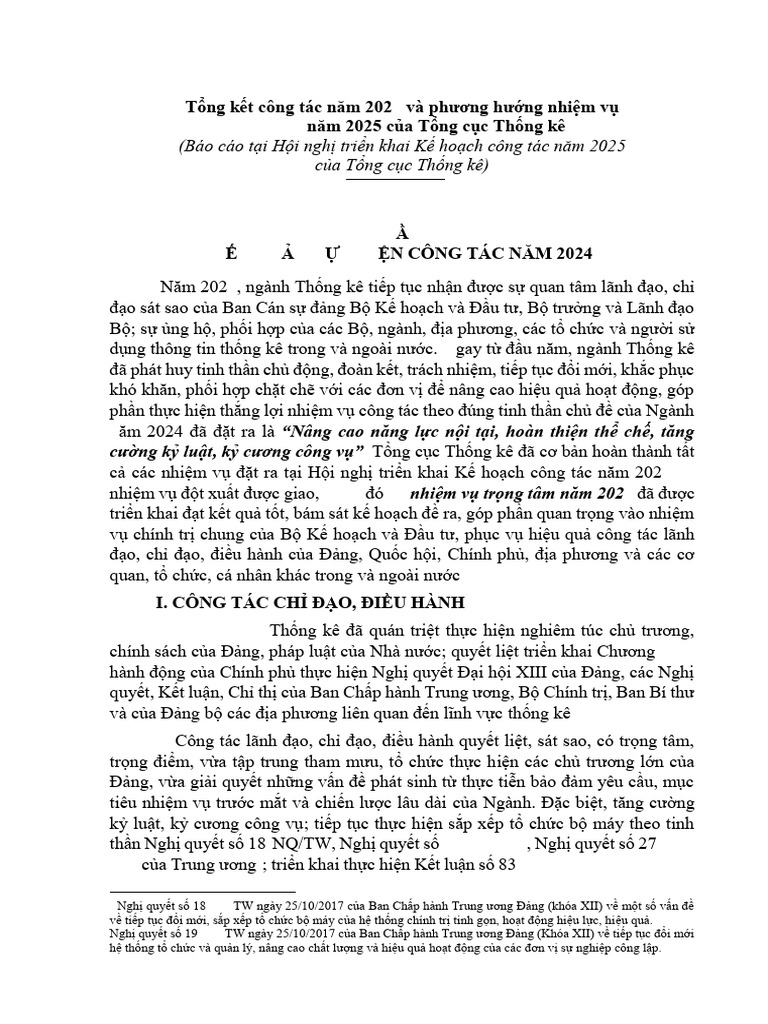 2.-BC-tong-ket-cong-tac-2024-va-phuong-huong-nhiem-vu-cong-tac-2025 | PDF