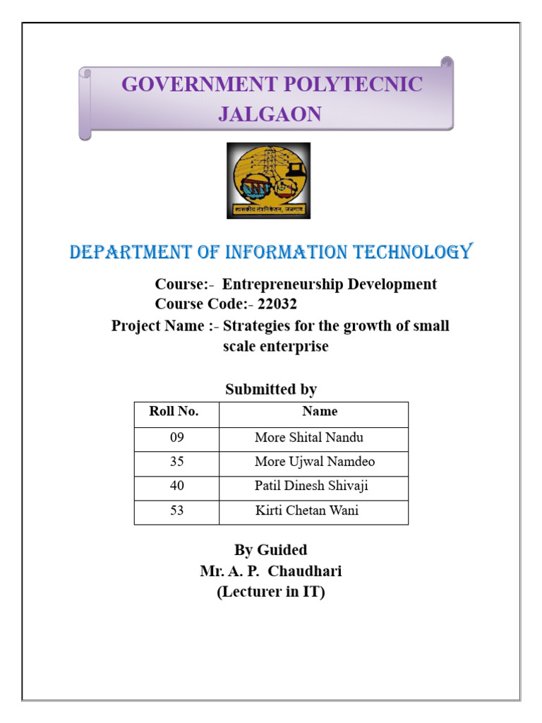 EDE Final Microproject-5th | PDF | Franchising | Joint Venture