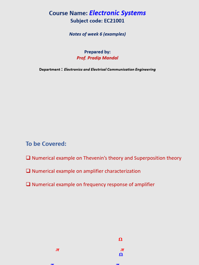 Practice Problem Set1 V1.0 | PDF | Amplifier | Electrical Network