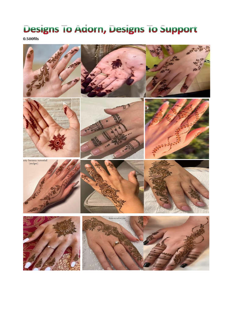 Designs To Adorn | PDF