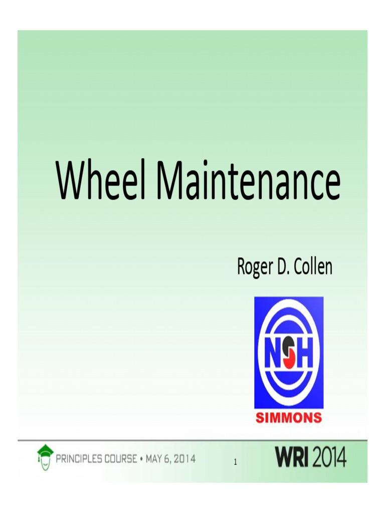 8a Wheel Maintenance | PDF | Grinding (Abrasive Cutting) | Wheel