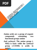 Amino Acids Classification Chart | PDF