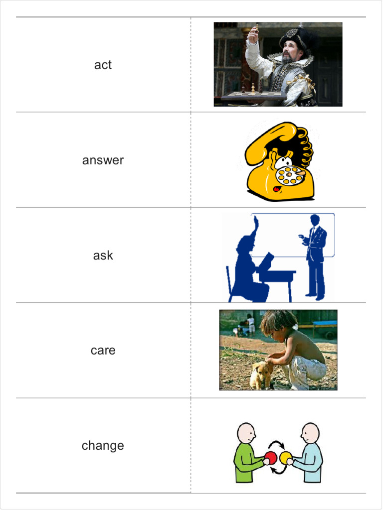 MR Bean Set 1 Regular Verbs | PDF