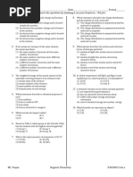 Chemistry Remedial Worksheet | PDF | Atoms | Isotope