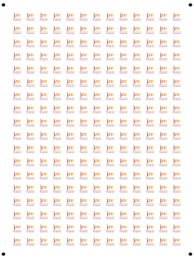 June Sticker PVC 1 Sheet | PDF