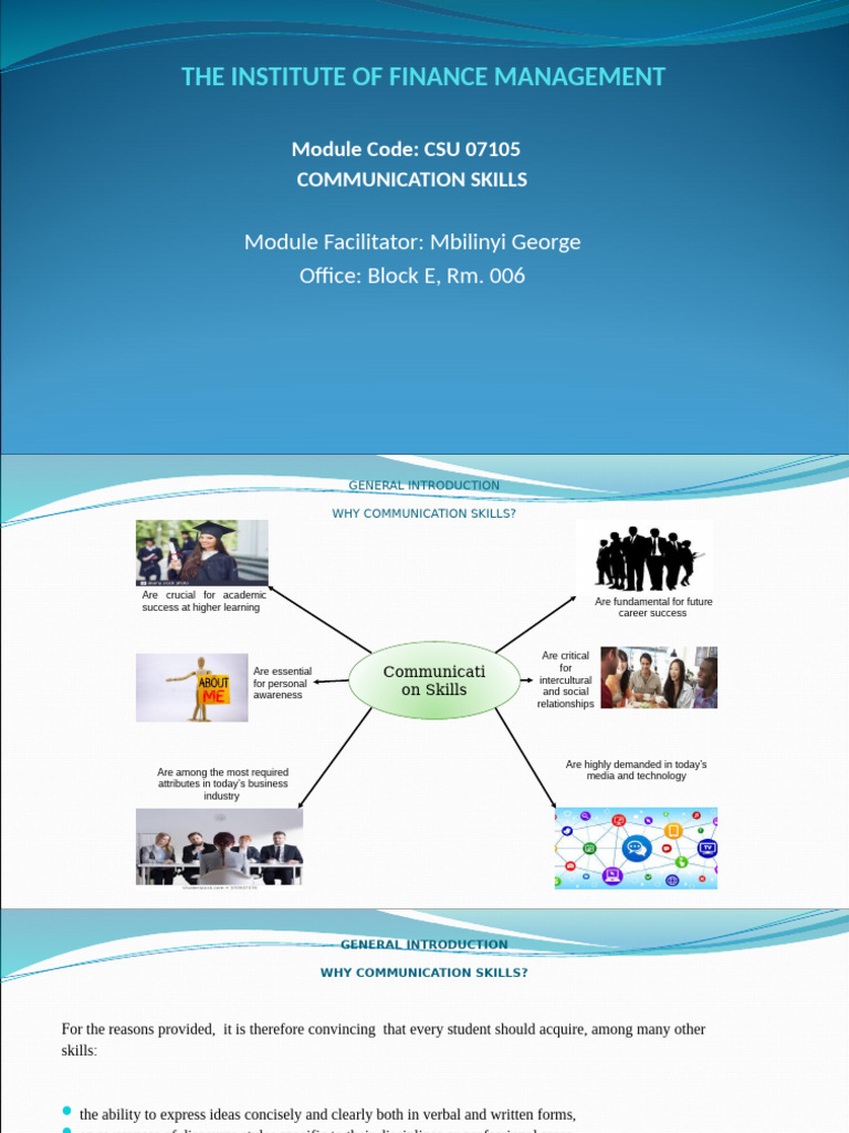 Communications Skills P1 | PDF | Speed Reading | Communication