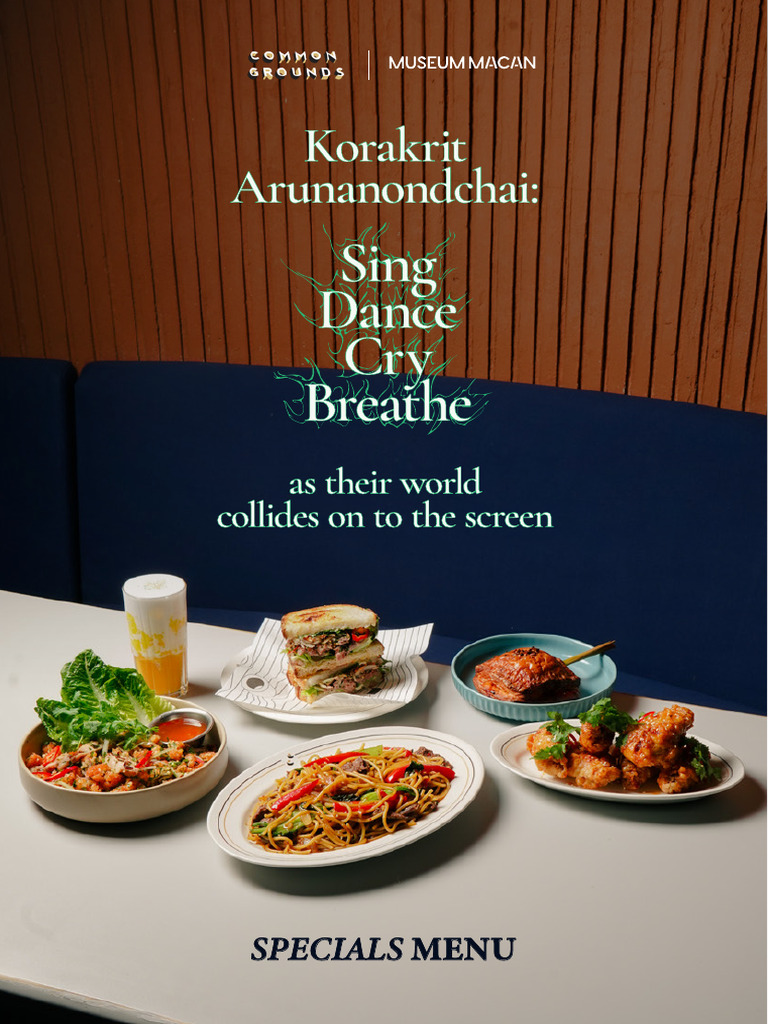 CG X Museum Macan - Specials Menu | PDF