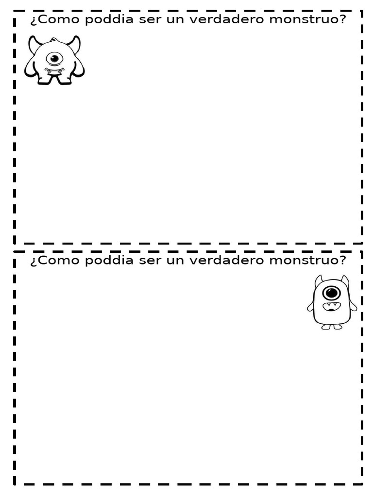 Dibuja Tu Monstruo | PDF