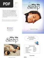 Why We Sleep - Matthew Walker | PDF | Sleep | Rapid Eye Movement Sleep