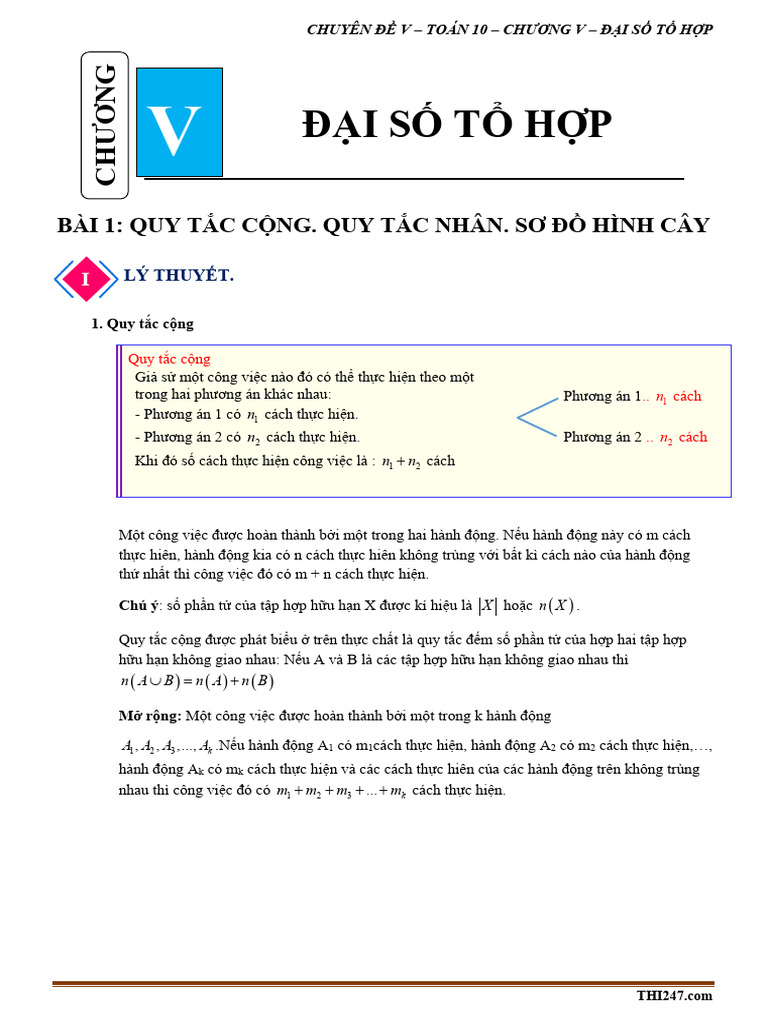 Tai Lieu Quy Tac Cong Quy Tac Nhan So Do Hinh Cay Toan 10 Canh Dieu | PDF