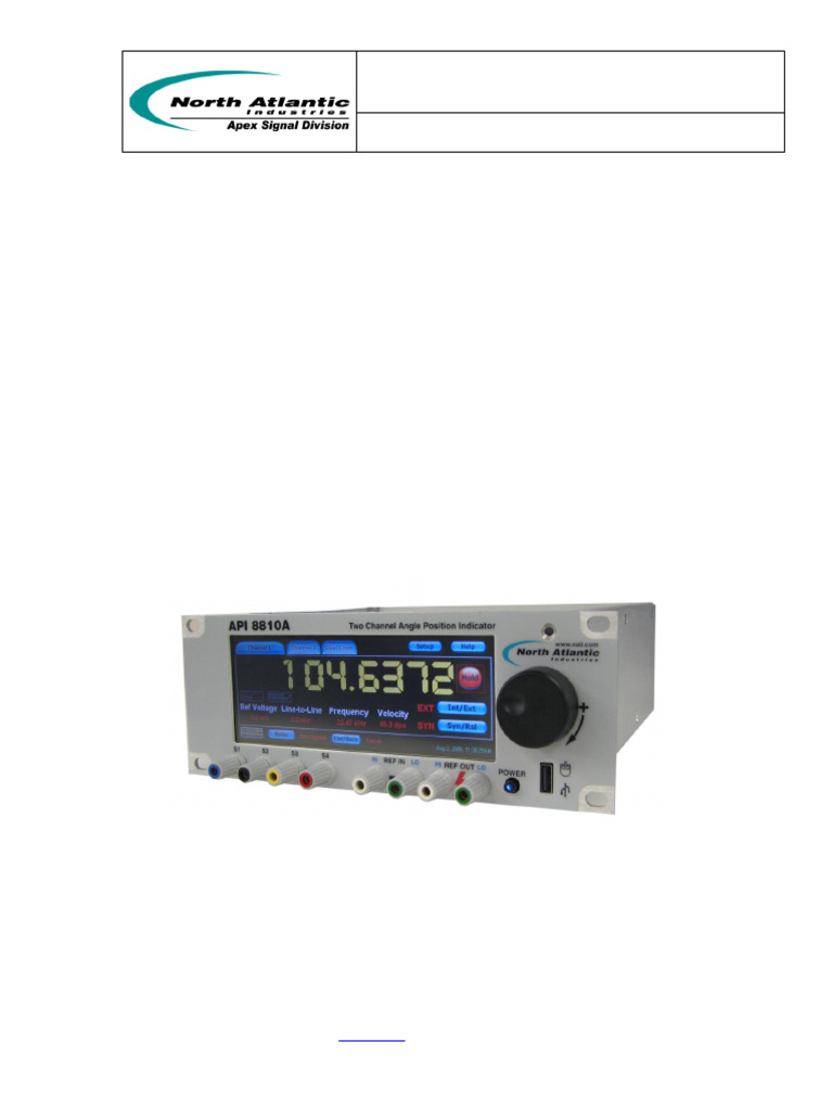 8810A Function Reference Manual | PDF | Usb | Computing