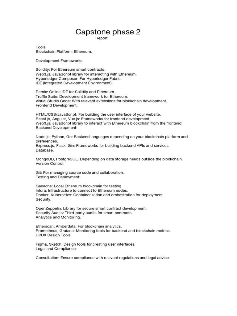 Capstone Phase 2 | PDF | Java Script | Integrated Development Environment