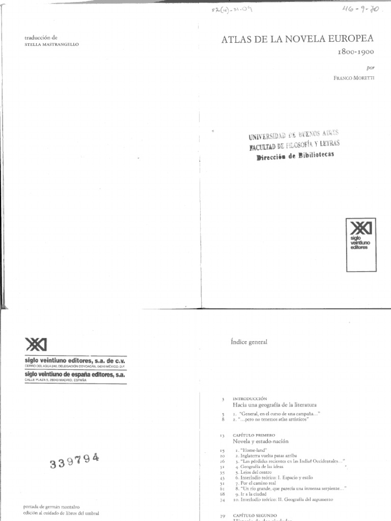 Moretti, Historia de Dos Ciudades | PDF