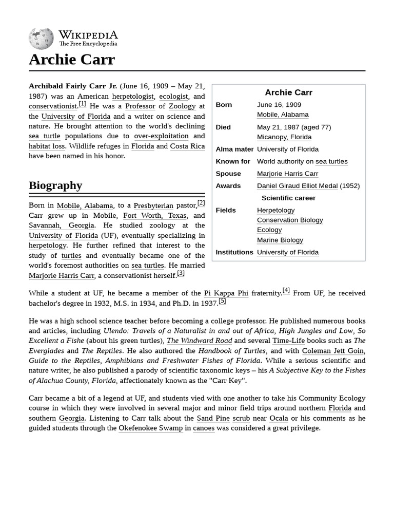 Archie_Carr | PDF