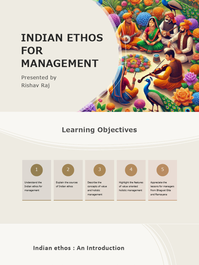 Indian Ethos in Management Principles | PDF | Psychology ...