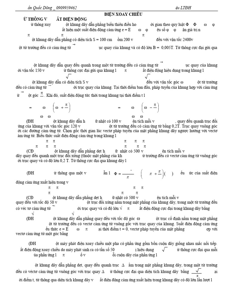 DOng DiEn Xoay ChiEu Chuyen de Ko Dap An - Thuvienvatly.com.2dfdf.40637 ...