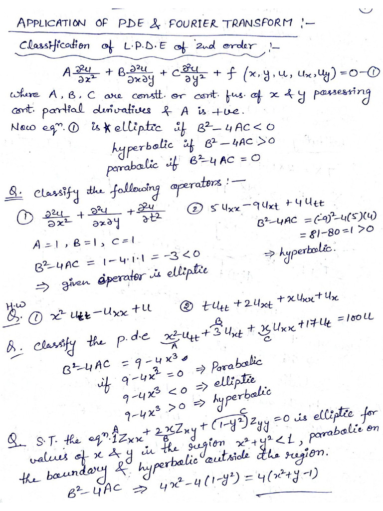 Module 2 Application of PDE Notes | PDF