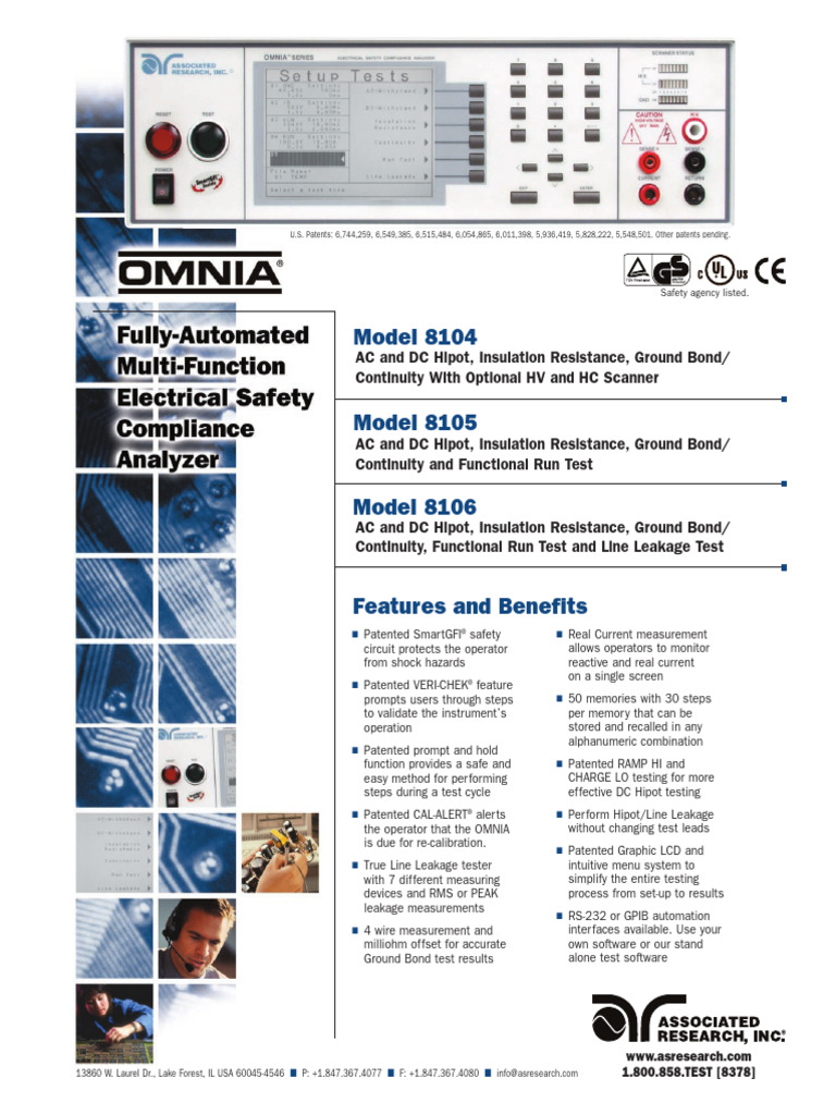 8104-8105-8106 OMNIA-Series Datasheet | PDF | Alternating Current ...