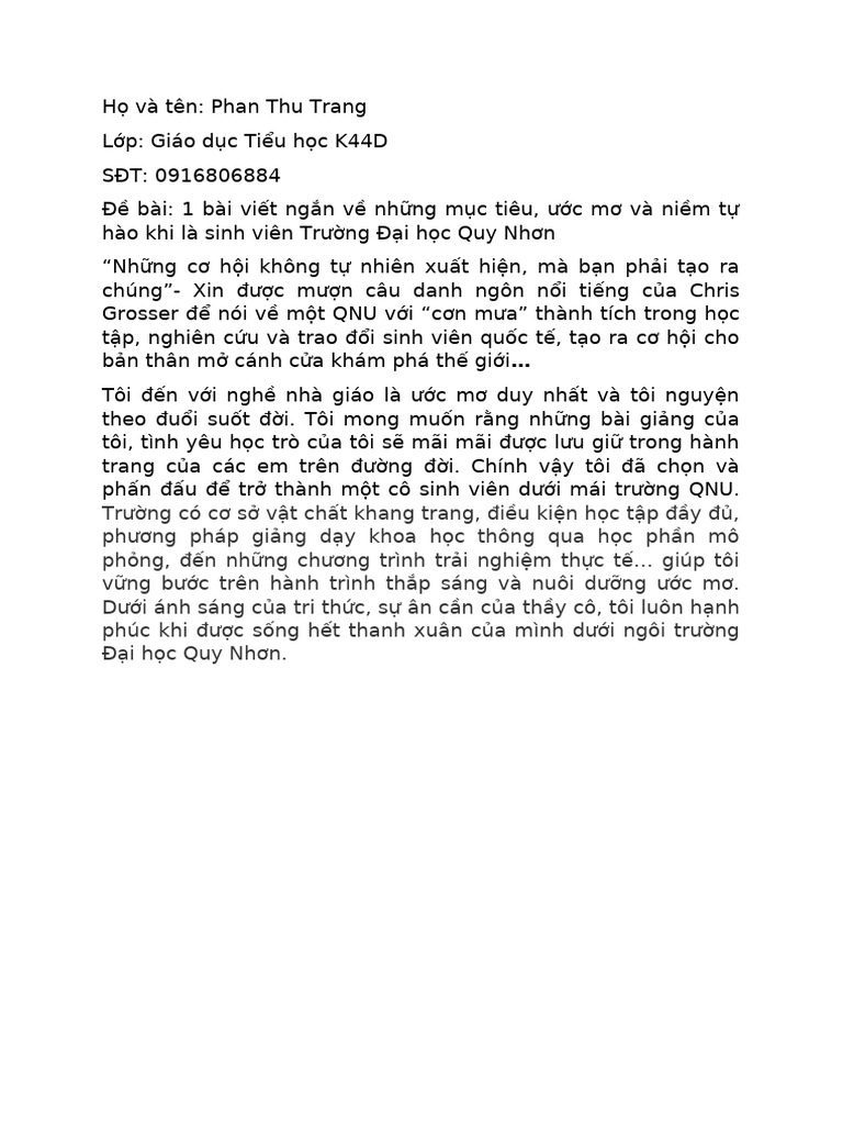 Phan Thu Trang | PDF