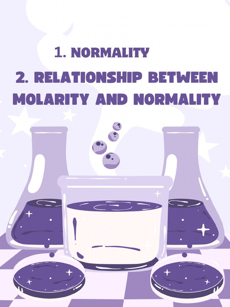 Normality, Relationship Between Molarity and Normality | PDF