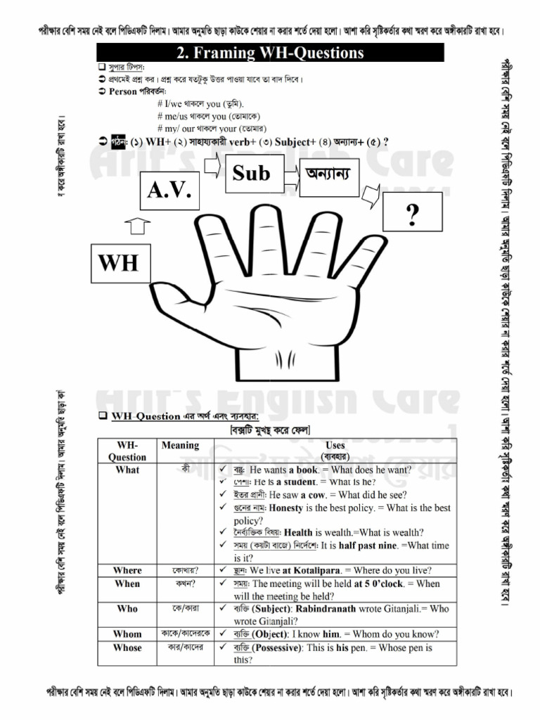 4. WH-Questions | PDF