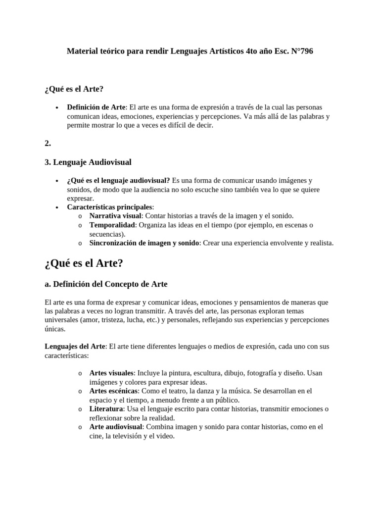 Teoría del Arte y Lenguaje Audiovisual | PDF | Imágenes generadas por ...