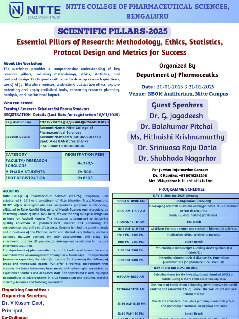 Brochure Scientific Pillars-2025 | PDF | Science | Pharmaceutical Industry