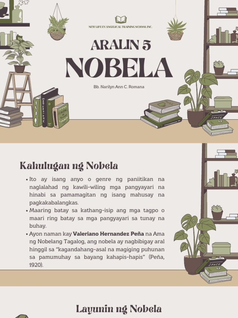 Filipino 1o Nobela | PDF