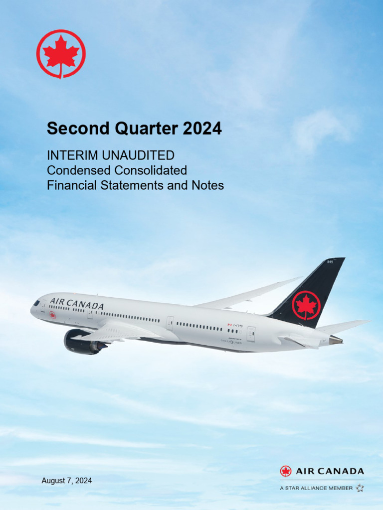 Q2 2024 Air Canada Finan - Situtn | PDF | Earnings Per Share ...