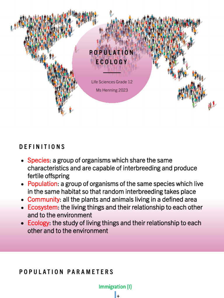 Population Ecology | PDF | Ecological Niche | Predation