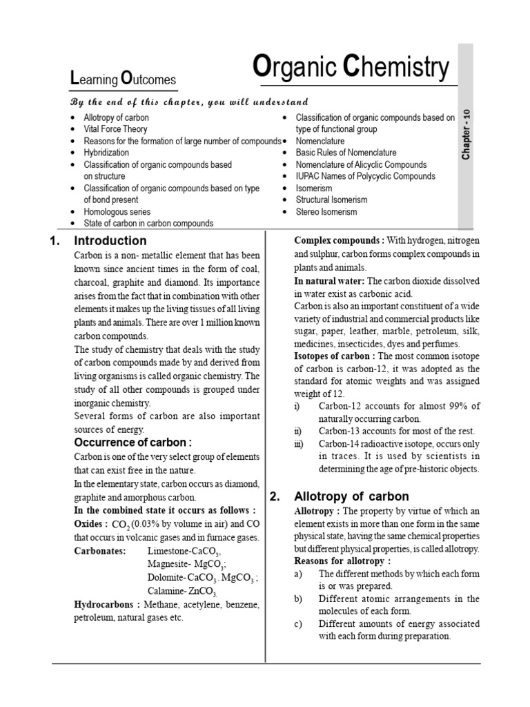 Understanding Organic Chemistry Basics | PDF | Alkane | Organic Compounds