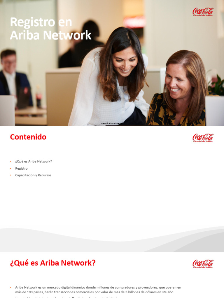 CCEP - Walk-Up Registration On Ariba Network - ES | PDF | ciberespacio | Internet