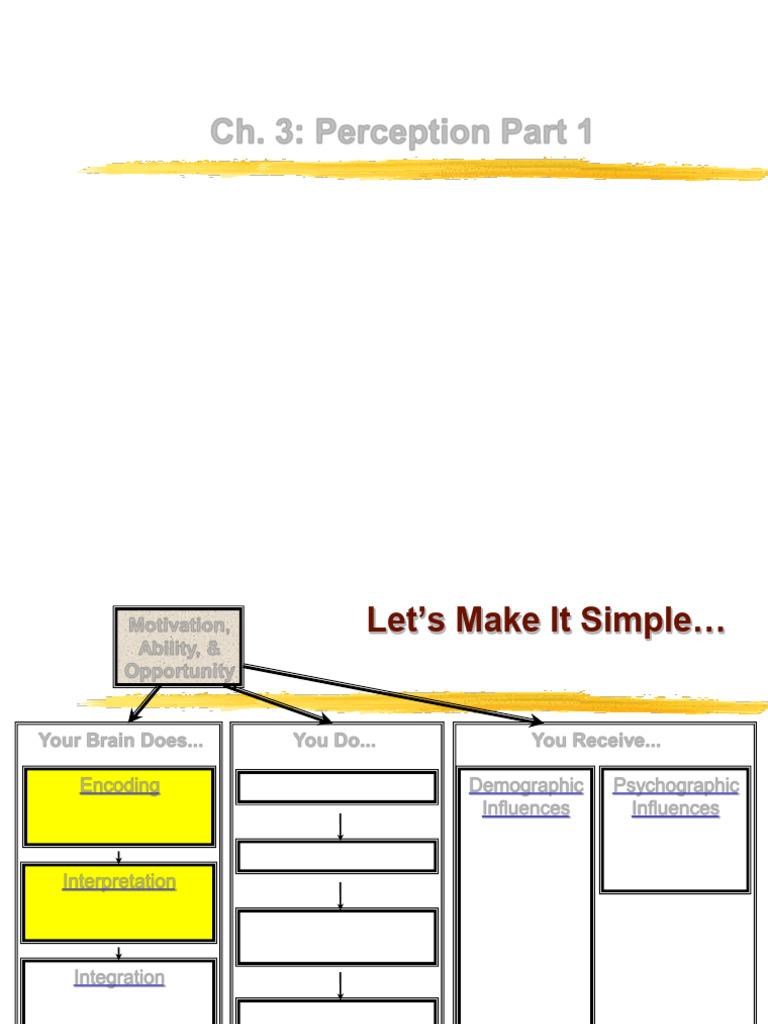 03 CB Perception Part 1 | PDF | Perception | Senses