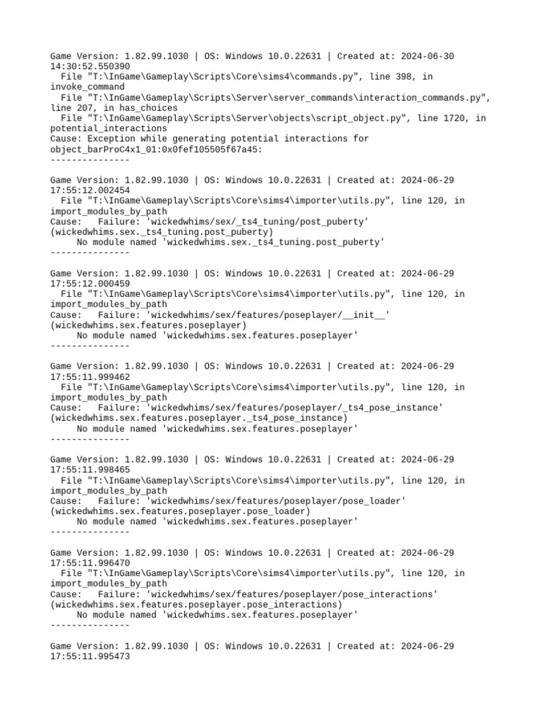 lastCleanException 20240701135919 | PDF | Microsoft Windows | Software