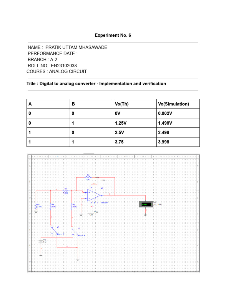 DAC Implementation & Verification | PDF